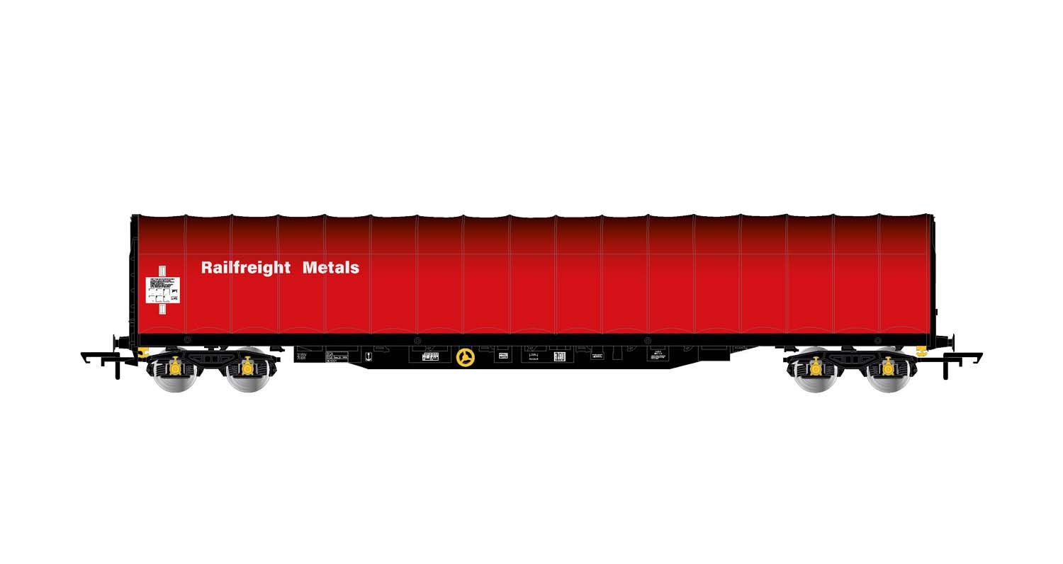 Rivarossi HR6495 - Schiebeplanenwagen Rilns, BR, Ep.IV 'Railfreight Metal'