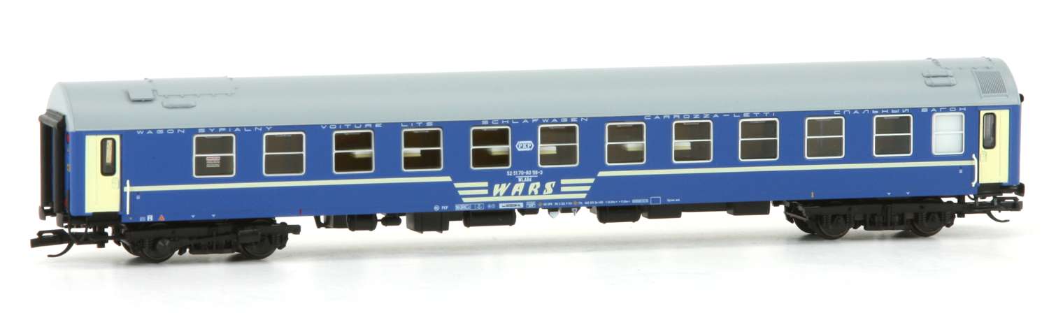 Tillig 16737 - Schlafwagen WLABd Typ Y, PKP, Ep.V