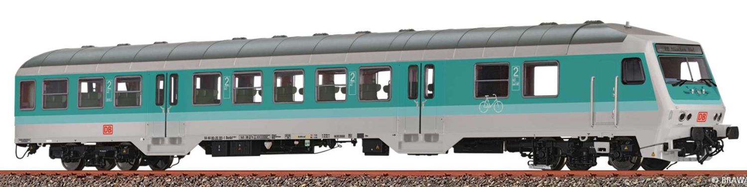 Brawa 46551 - Personenwagen Bnrdzf 483.1, DBAG, Ep.V, DC-Analog-Basic+