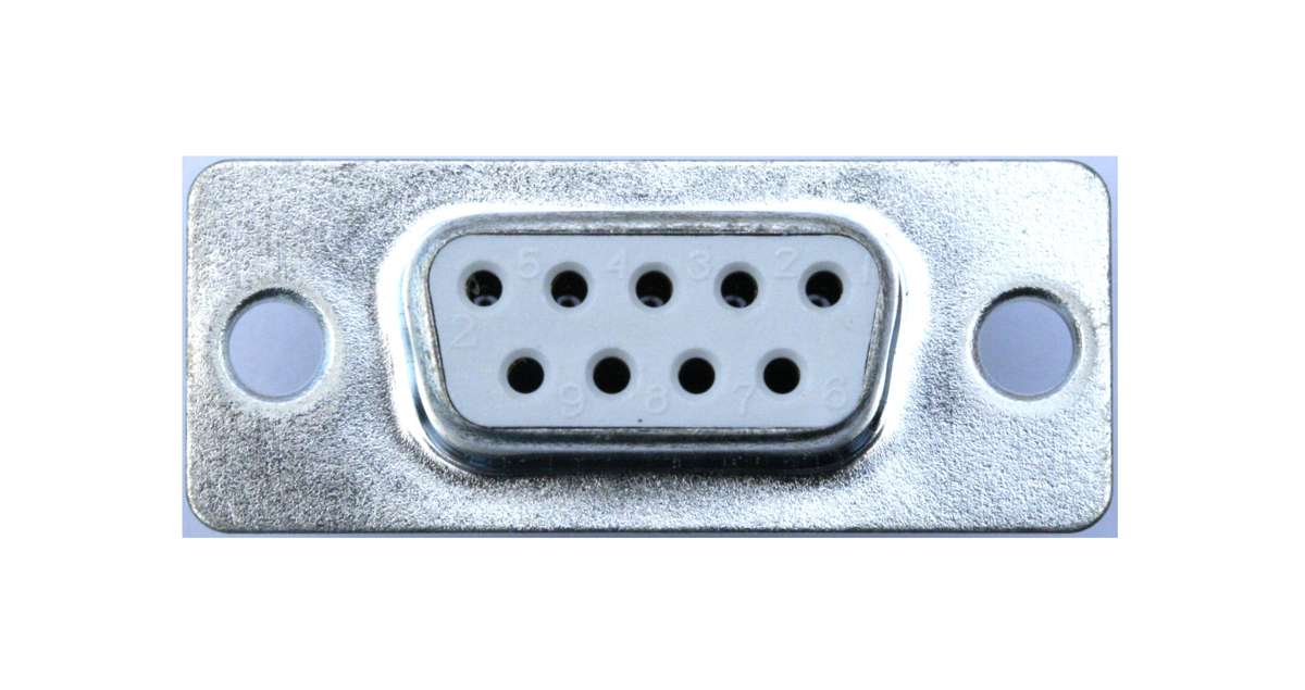 Muldental 71412 - Sub-D Buchse 9-polig, vergoldet