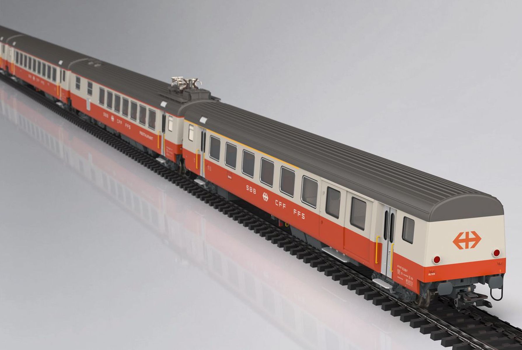 Märklin 42190 - 4er Set Personenwagen EW III, SBB, Ep.IV