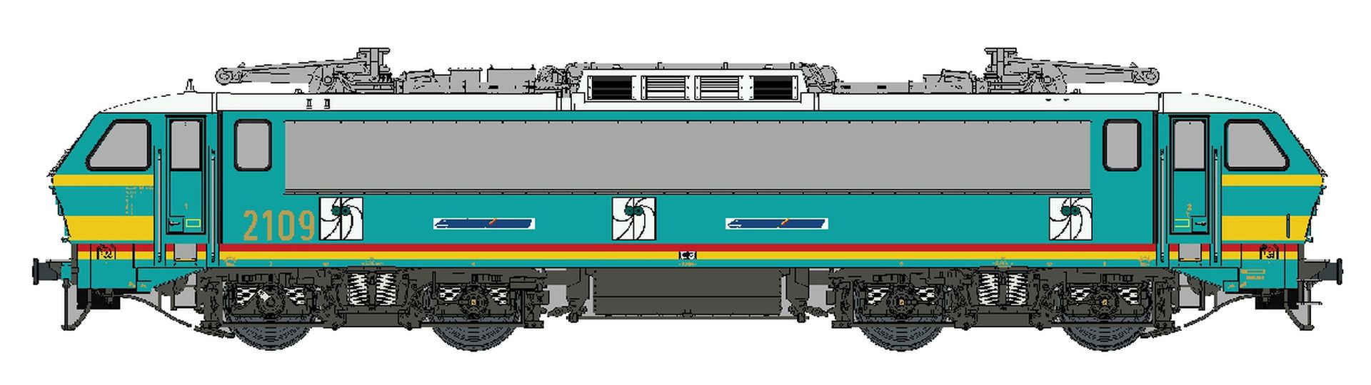 L.S. Models LS12081DC - E-Lok HLE 21, SNCB, Ep.V