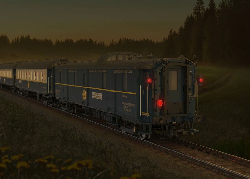 Trix 26470 - 6er Set EDELWEISS-PULLMANN-EXPRESS, CIWL, Ep.II