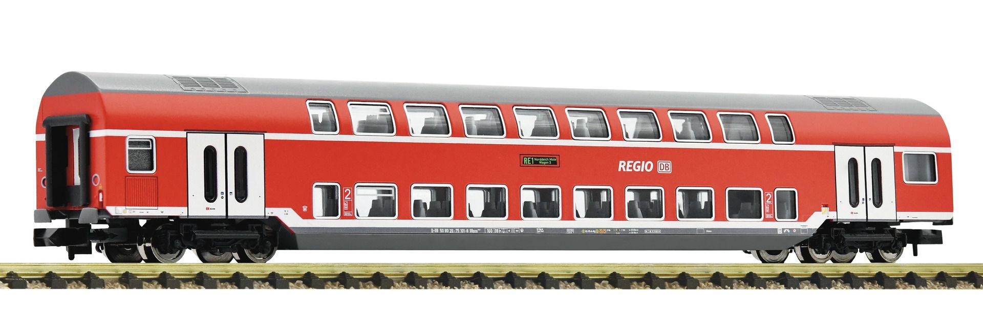 Fleischmann 6270065 - 7er Set Personenwagen mit Steuerwagen 'Nightjet', ÖBB, Ep.VI, DC-Digital