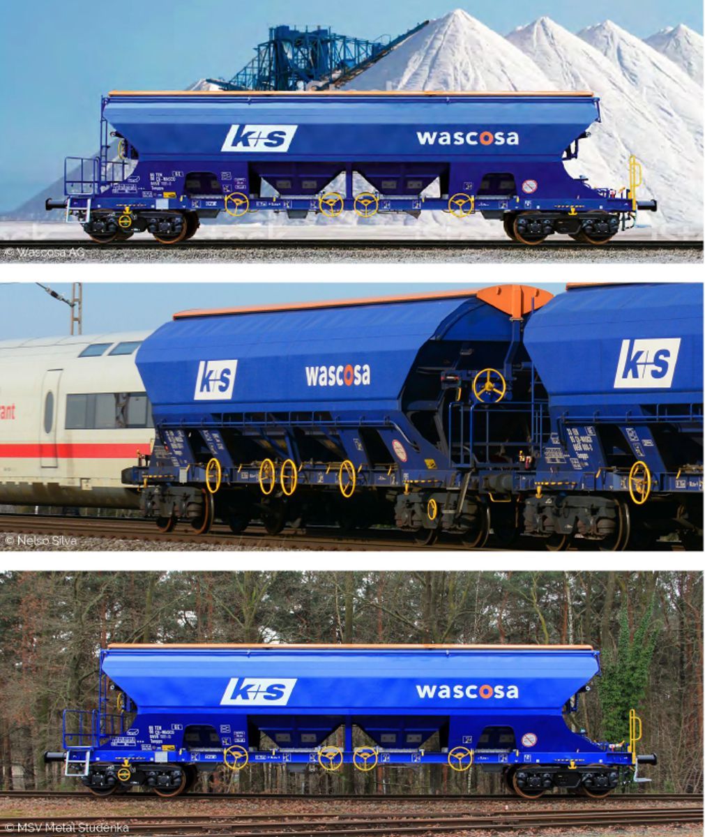 Sudexpress S659001 - 3er Set Schüttgutwagen Tanpps, Wascosa, Ep.VI ...