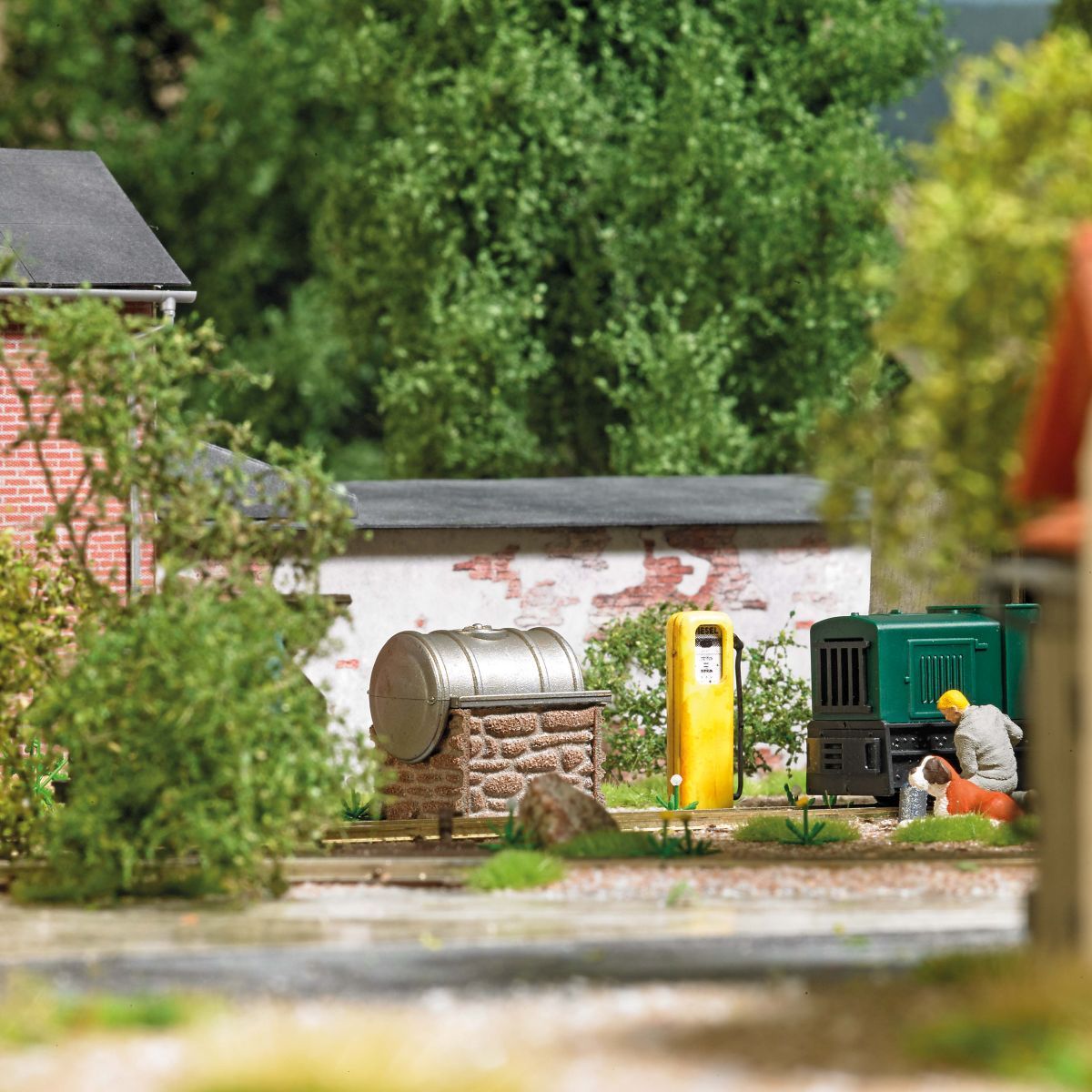 Busch 12377 - Diesel-Tankstelle für Feldbahnen