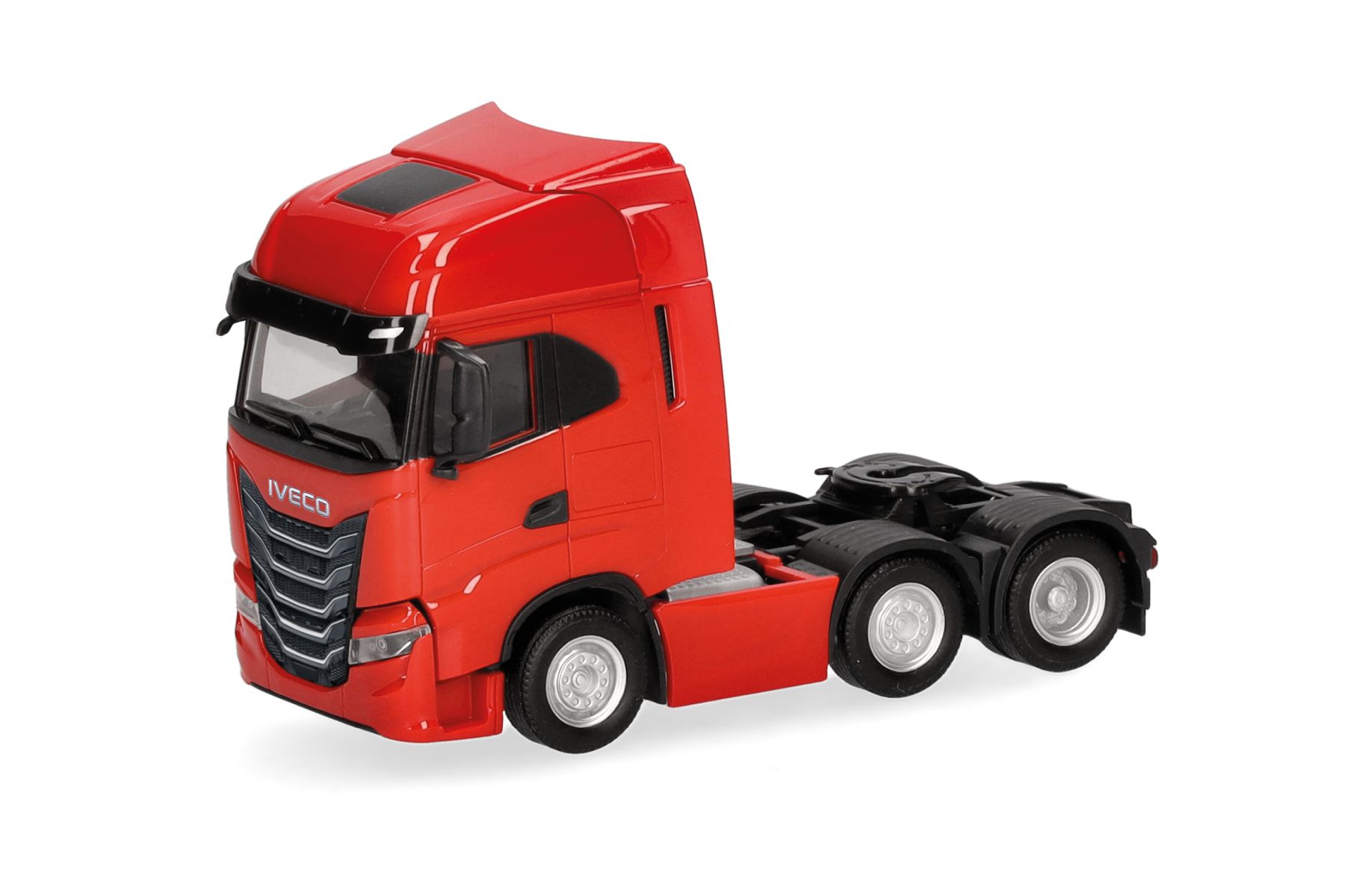 Herpa 320313 - Iveco S-Way MY24 Zugmaschine 3achs (6x2), rot