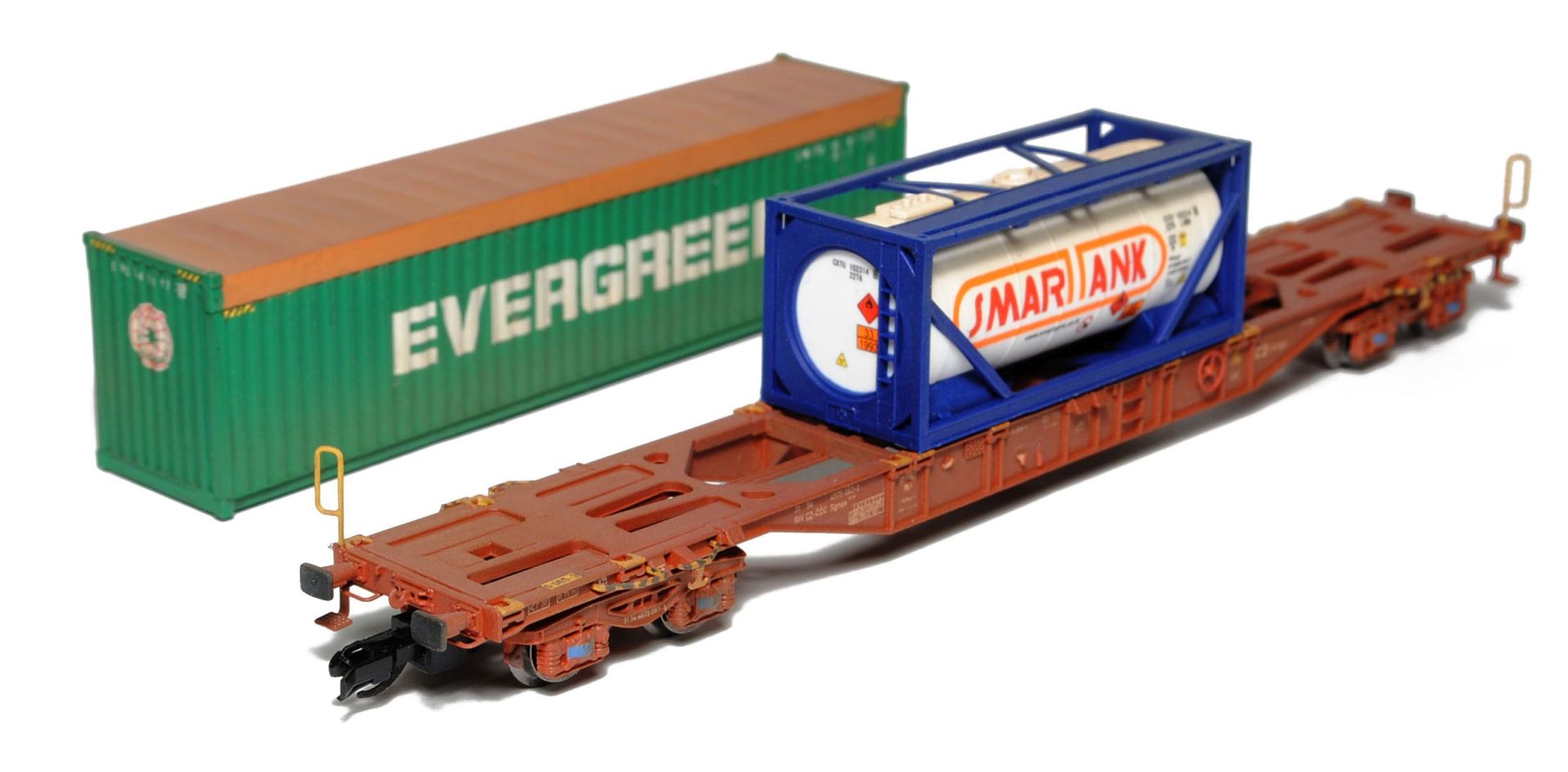 sdv-model 12135 - Containertragwagen Sgnss 55, CD/CD-Cargo, Ep.V-VI, Bausatz