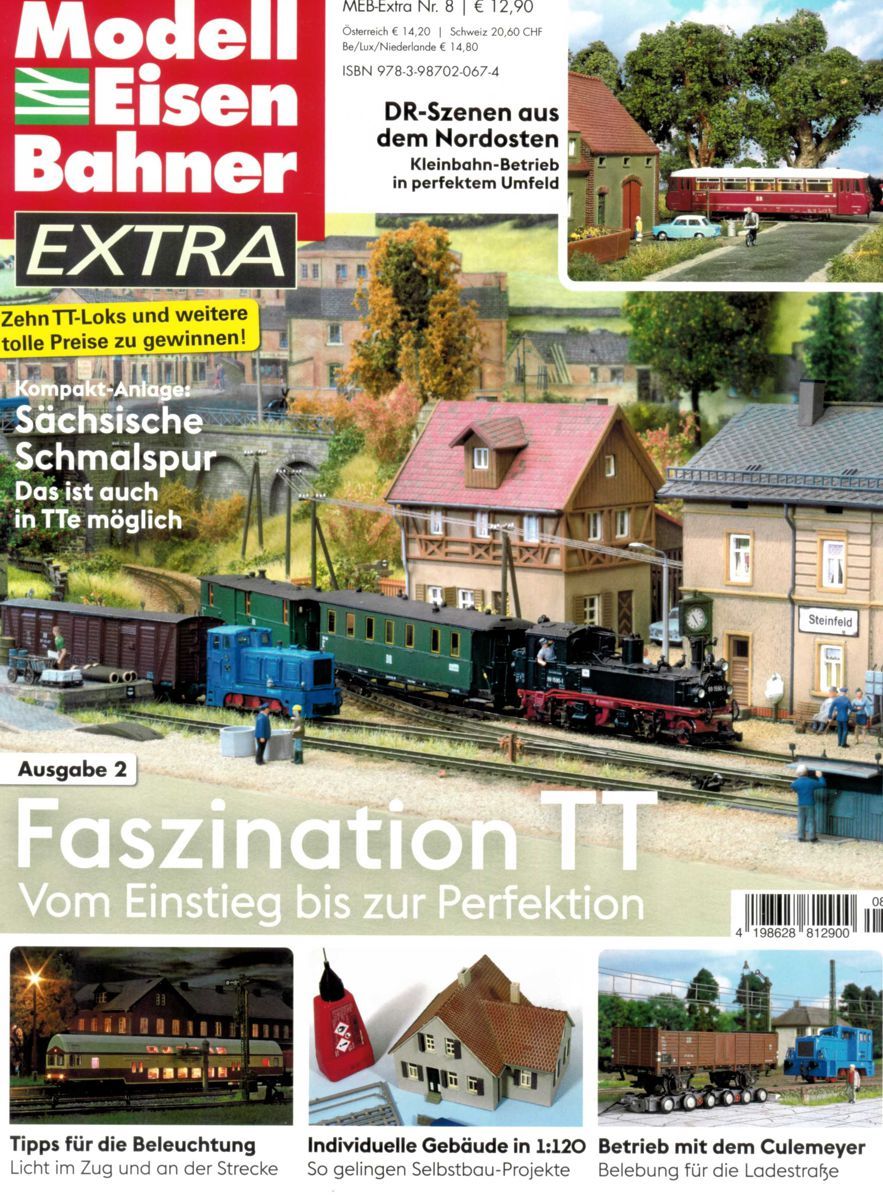 VGB 98702-067-4 - Modelleisenbahner EXTRA Nr. 8 - Faszination TT
