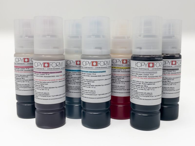 Edible Ink Made in Germany – KOPYFORM Edible Papers & Edible Ink
