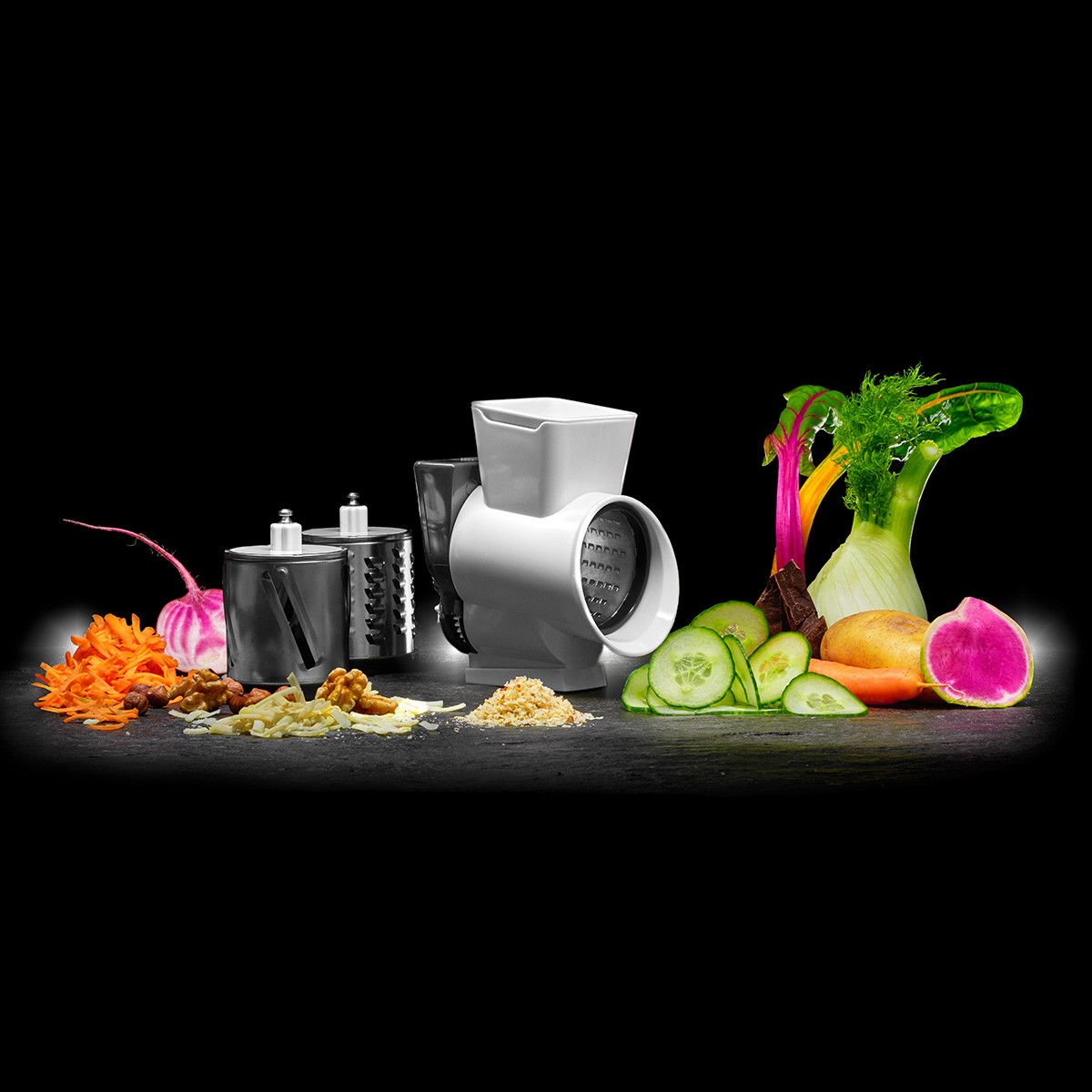 Scharfe Reiben & Hobel für Gemüse, Obst, Käse, Nüsse & Schokolade ...