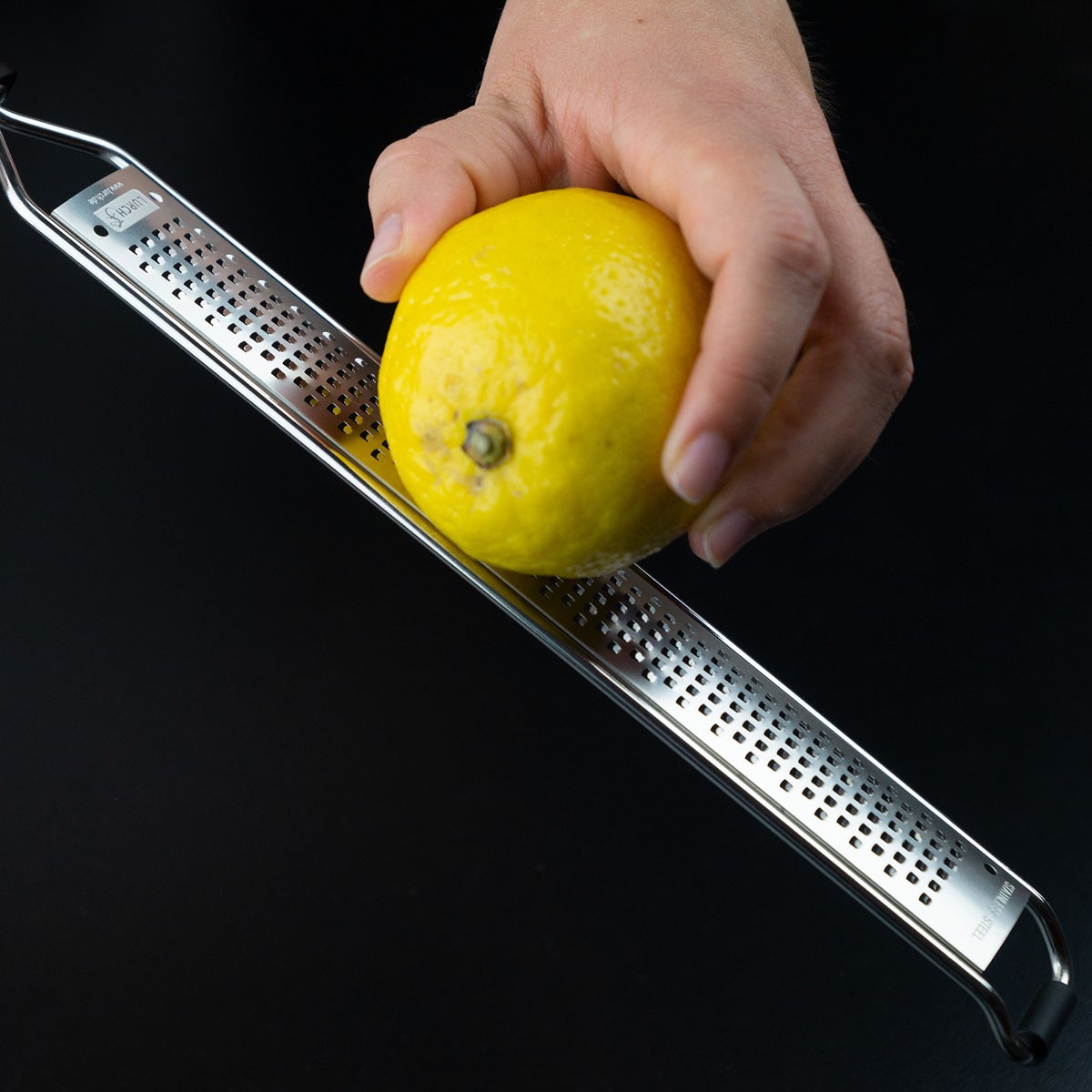 LURCH Reibe für feine Raspel – Gemüse, Obst, Zitronenabrieb & Zimt ...