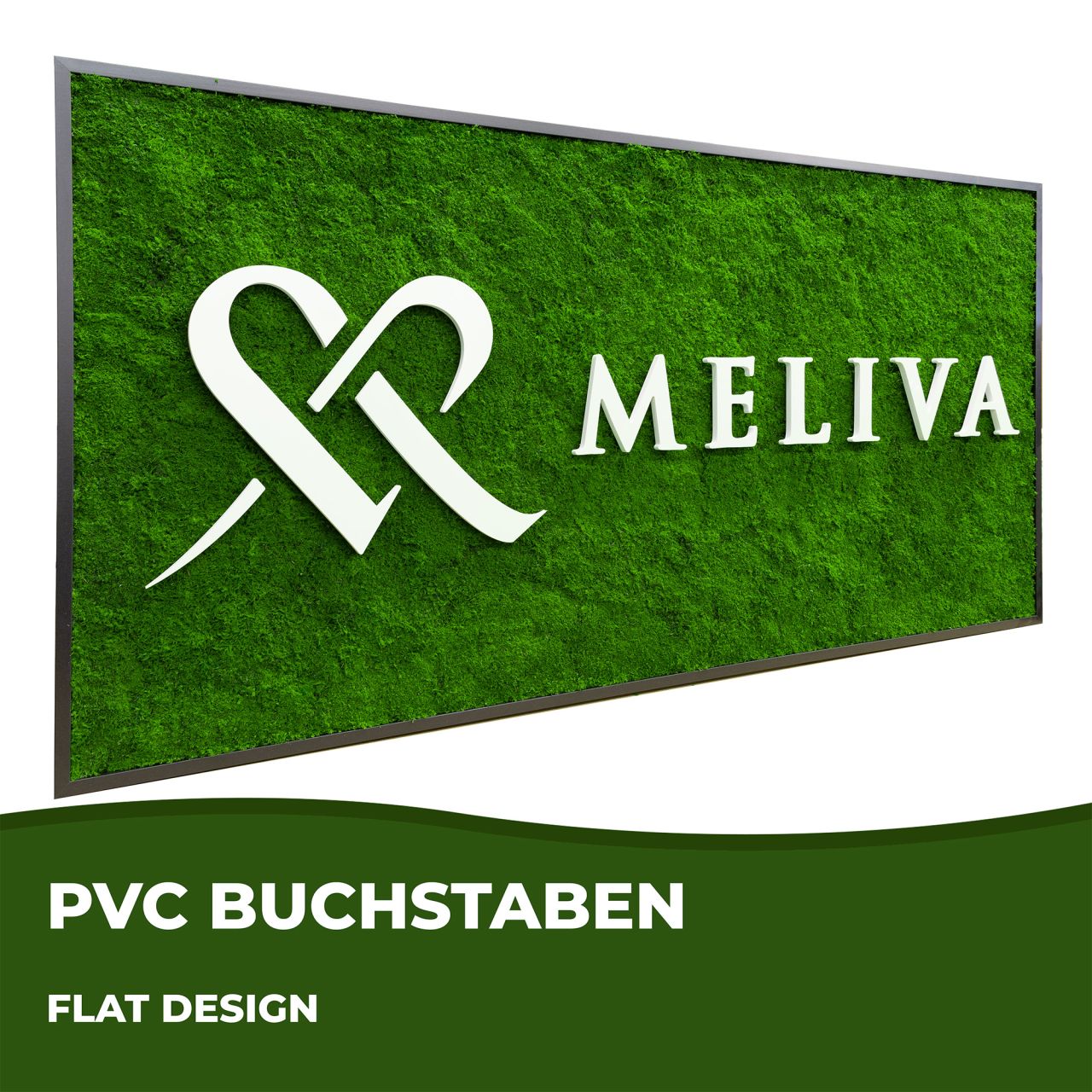 Moosbild mit Logo | Moos Design