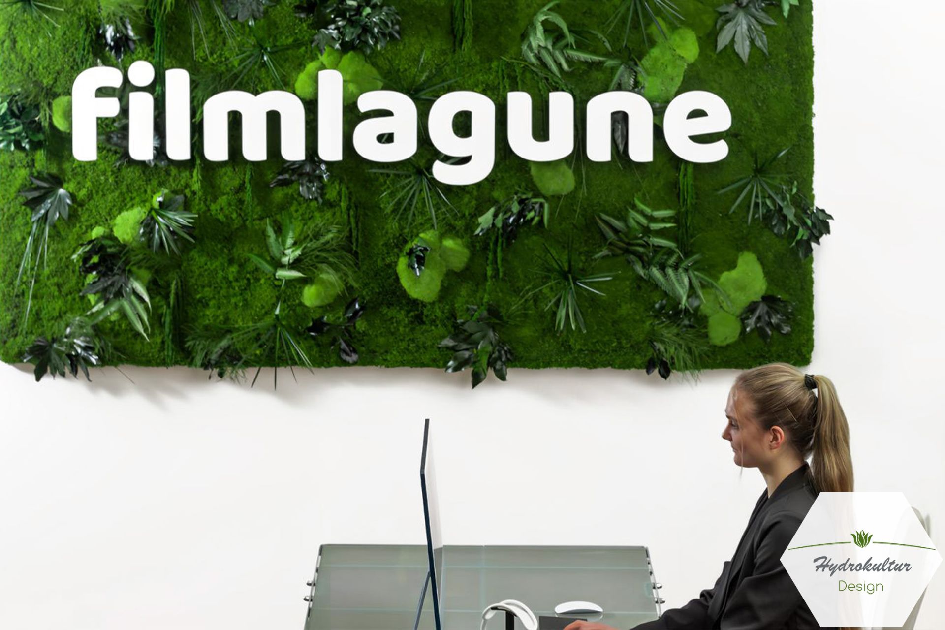 Moosbild mit Logo | Moos Design