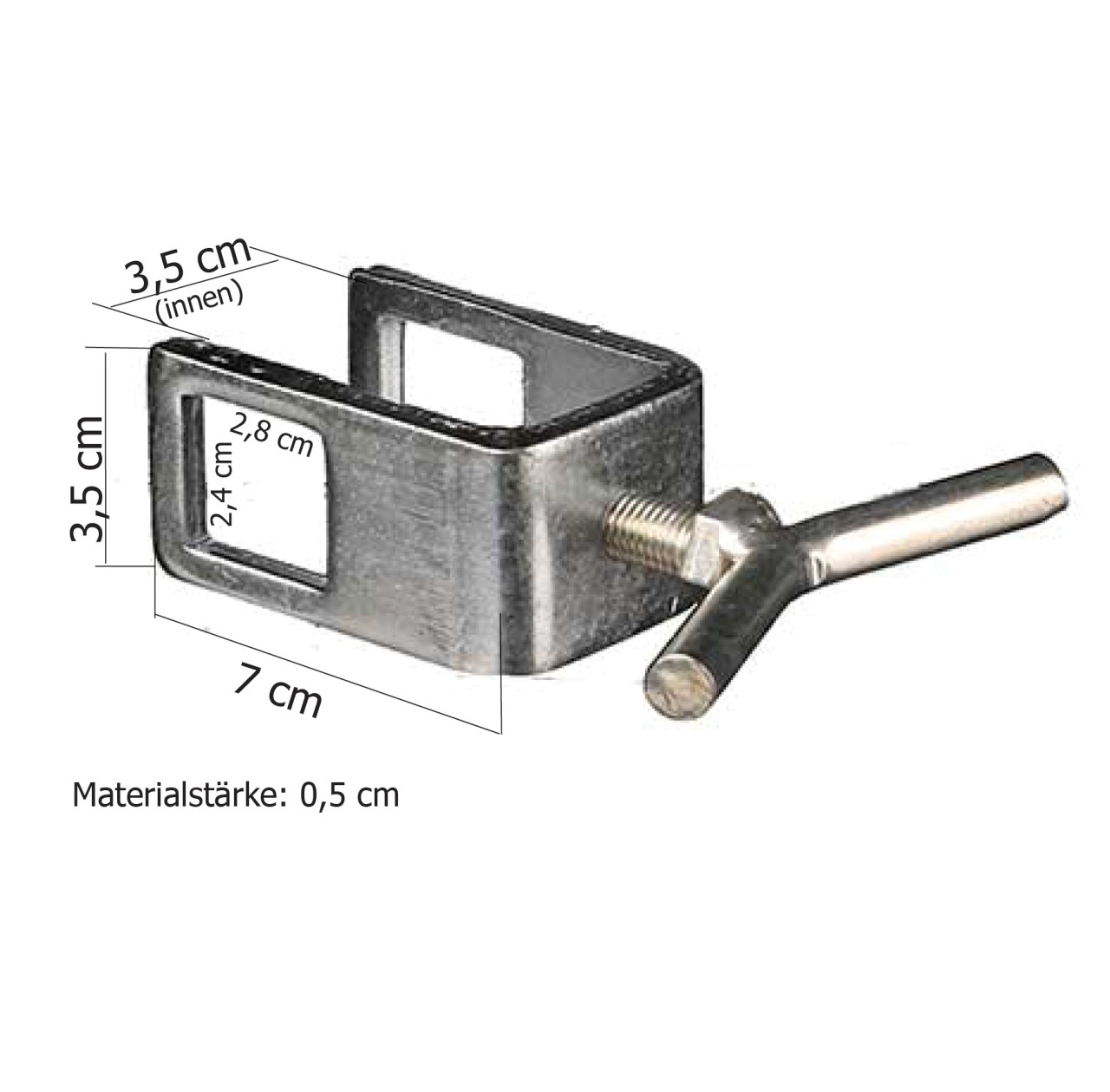 Halteklammer für Haubenhalter