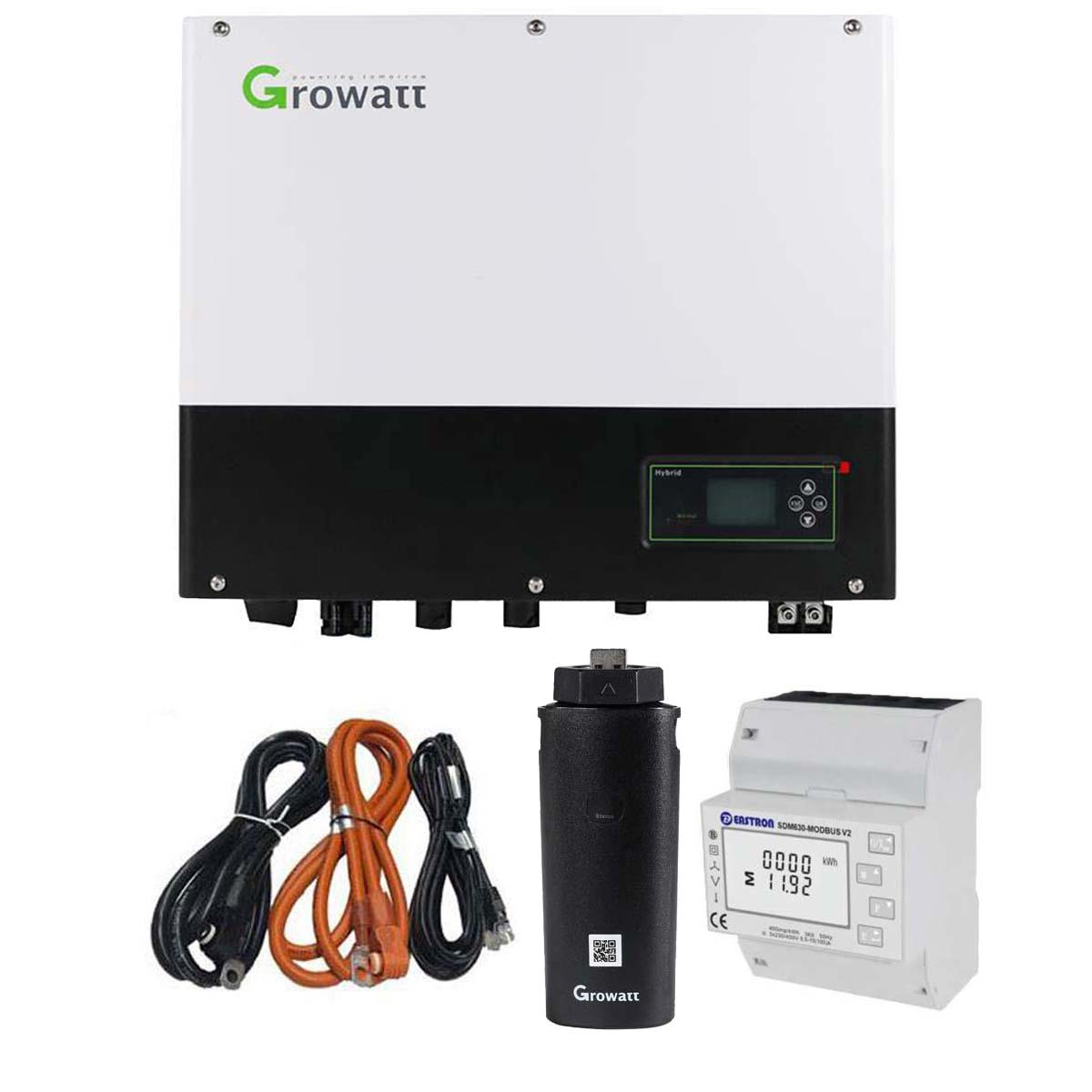 Growatt SPH4000TL BL-UP 4kW mit Pylontech US2000C 2,4kWh Solarspeicher ...