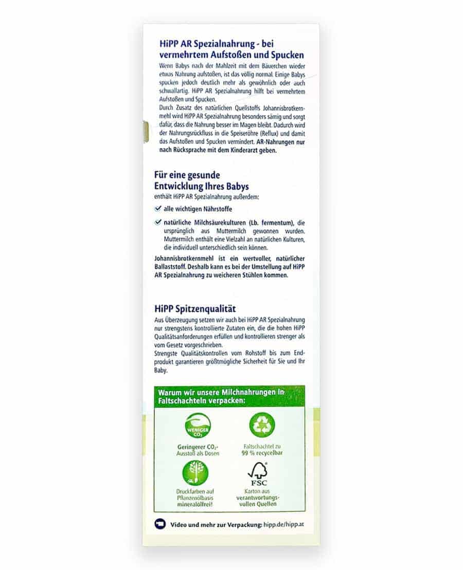 HiPP Anti Reflux Baby Formula // ☝ Save $90 on 1st Order // OBF24