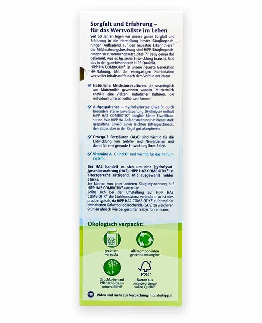 HiPP HA Stage 2 Organic Formula // ☝ Save $90 on 1st Order // OBF24