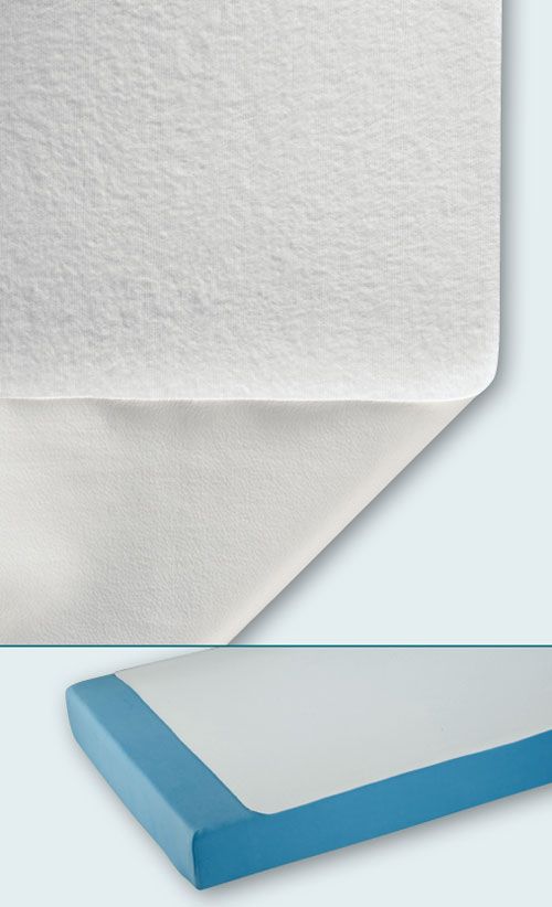 Suprima Bettauflage, einseitig Molton beschichtet, Unterseite PVC von ...