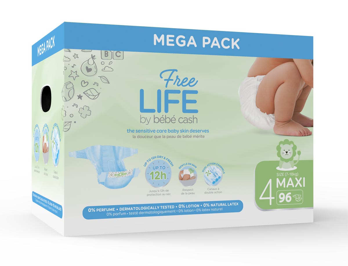 BBcash Freelife Babywindeln | windelnkaufen.de